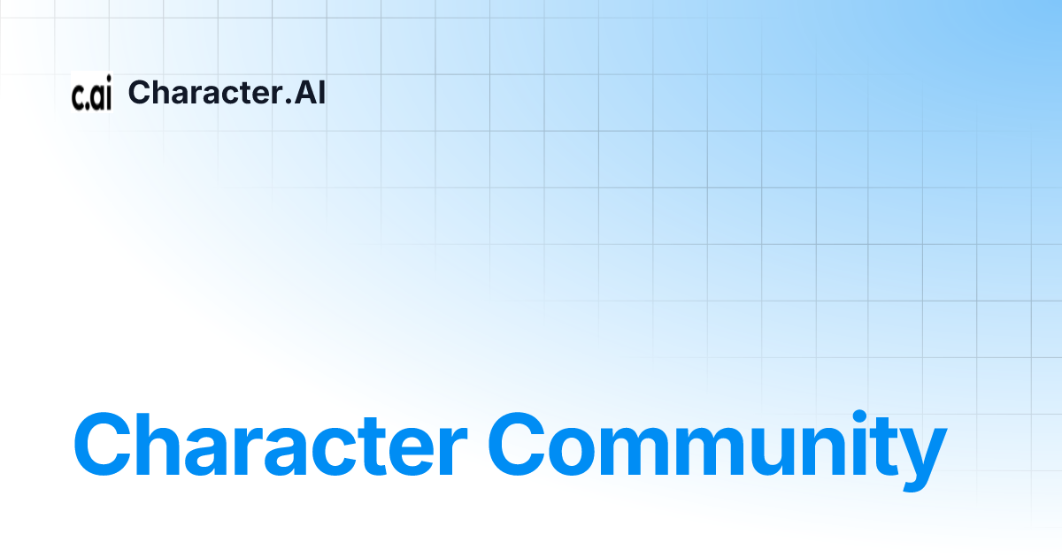 Character Community | Character.AI